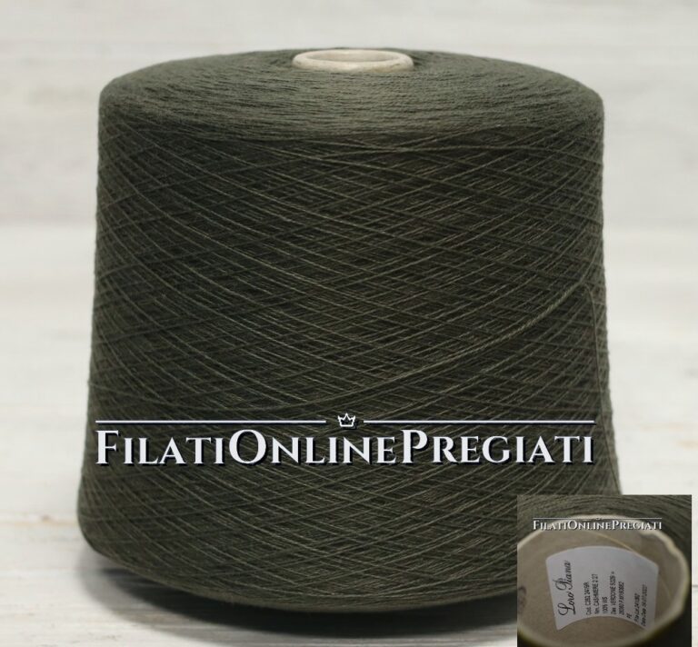 WS125v Filato alta qualità in puro cashmere colore verde – verdone 25 ...